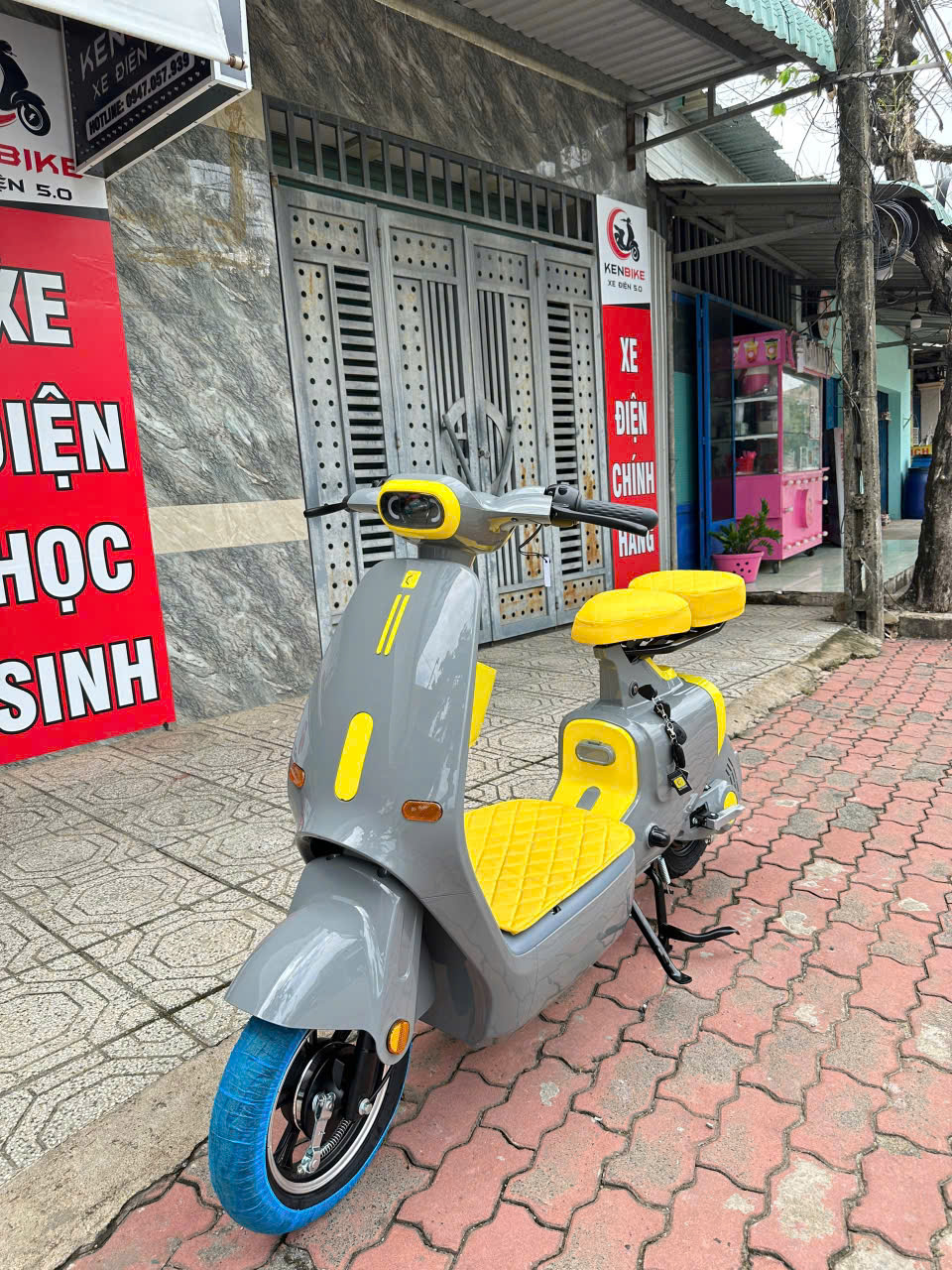 Xe Điện Dylexe K1 Xám Xi Măng